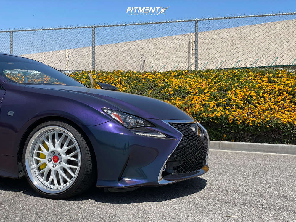 2015 Lexus RC350 F Sport with 19x9 Work Vs Xx and Falken 235x35 on ...