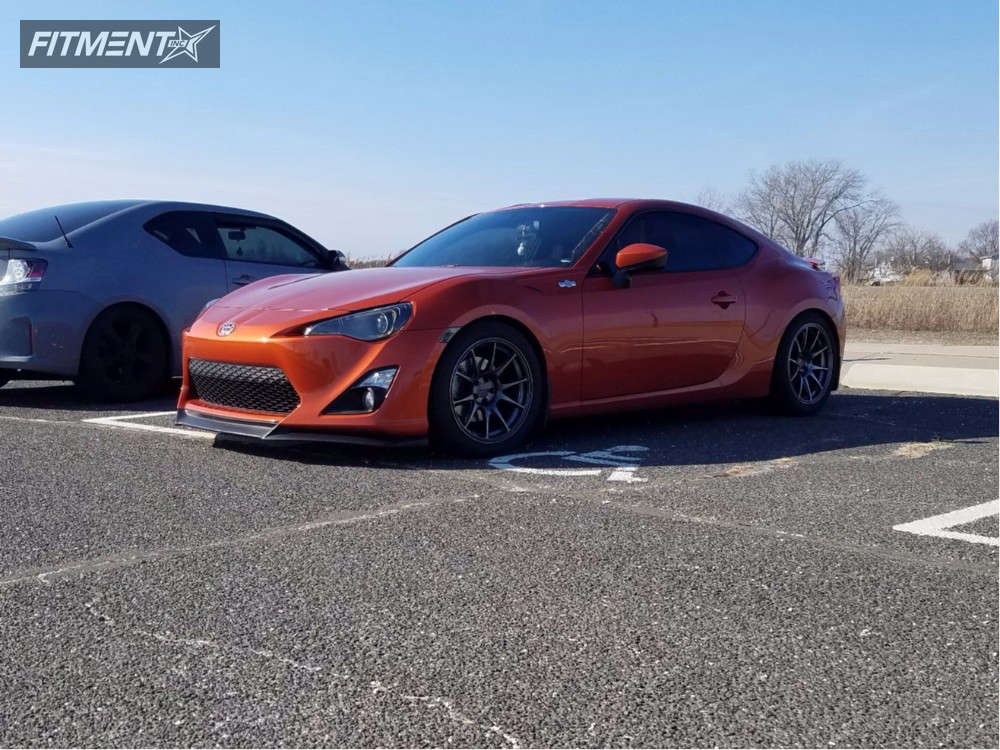 2015 Scion FR-S Base with 17x9 Rota Titan and Falken 255x40 on Lowering ...