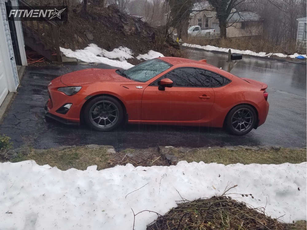 2015 Scion FR-S Base with 17x9 Rota Titan and Falken 255x40 on Lowering ...