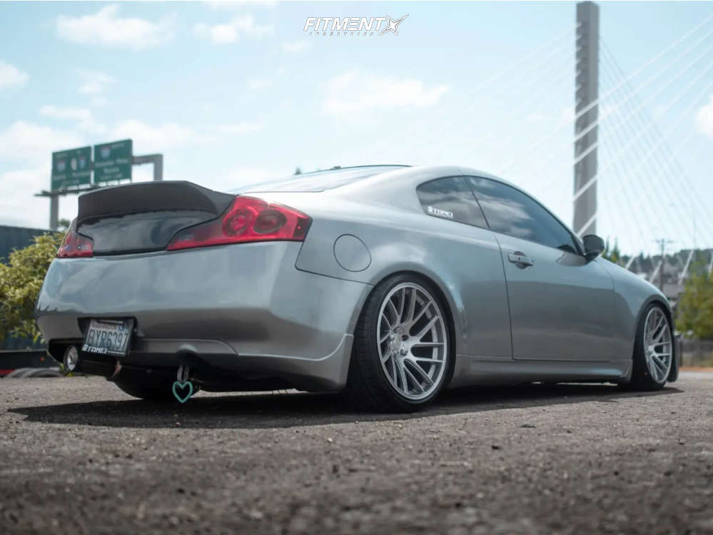 2007 INFINITI G35 Base with 19x9.5 Anovia Elder and Continental 235x35 ...