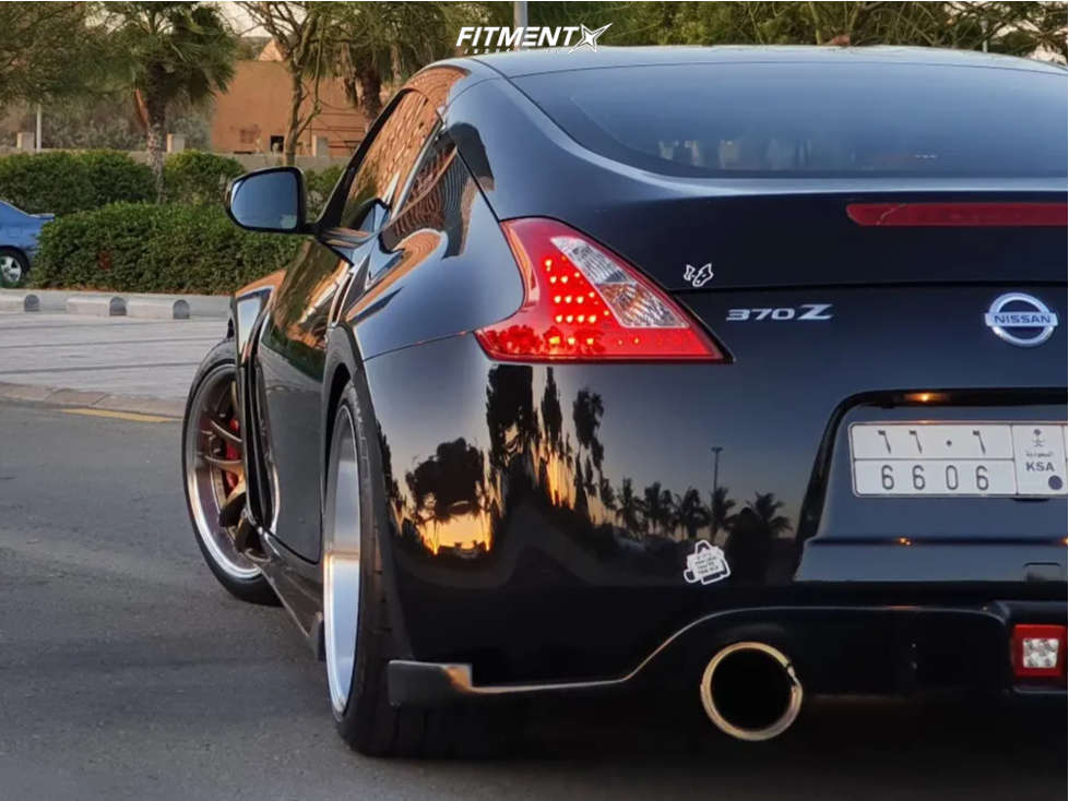 2017 Nissan 370Z Sport Tech with 19x9.5 Aodhan Ds02 and Nitto 245x40 on ...