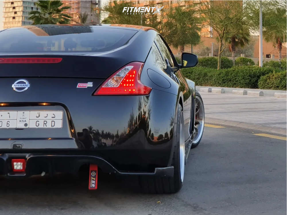2017 Nissan 370Z Sport Tech with 19x9.5 Aodhan Ds02 and Nitto 245x40 on ...