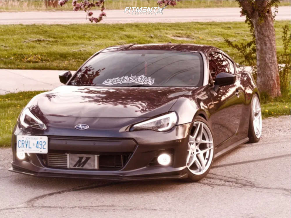 2014 Subaru BRZ Limited with 18x9.5 Kansei Astro and Firestone 255x35 ...