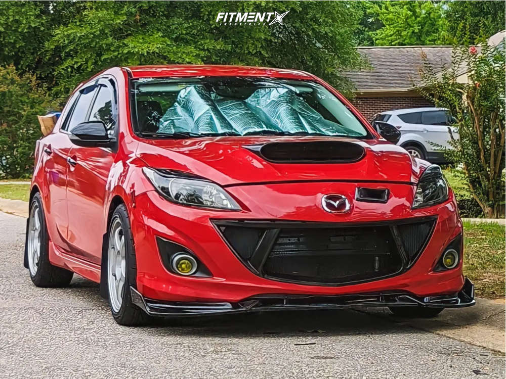 2013 Mazda 3 Mazdaspeed with 18x8.5 SSR Gt2 and Forceum 245x40 on Stock ...