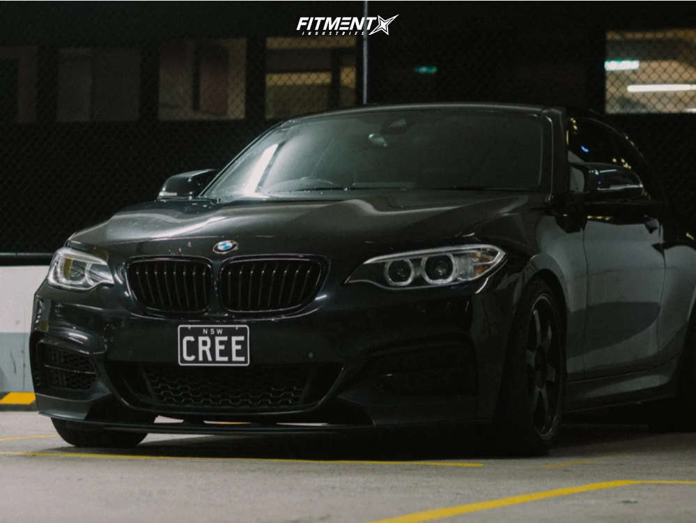 2017 BMW M240i Base with 18x8.5 Volk Te37sl and Michelin 235x40 on ...