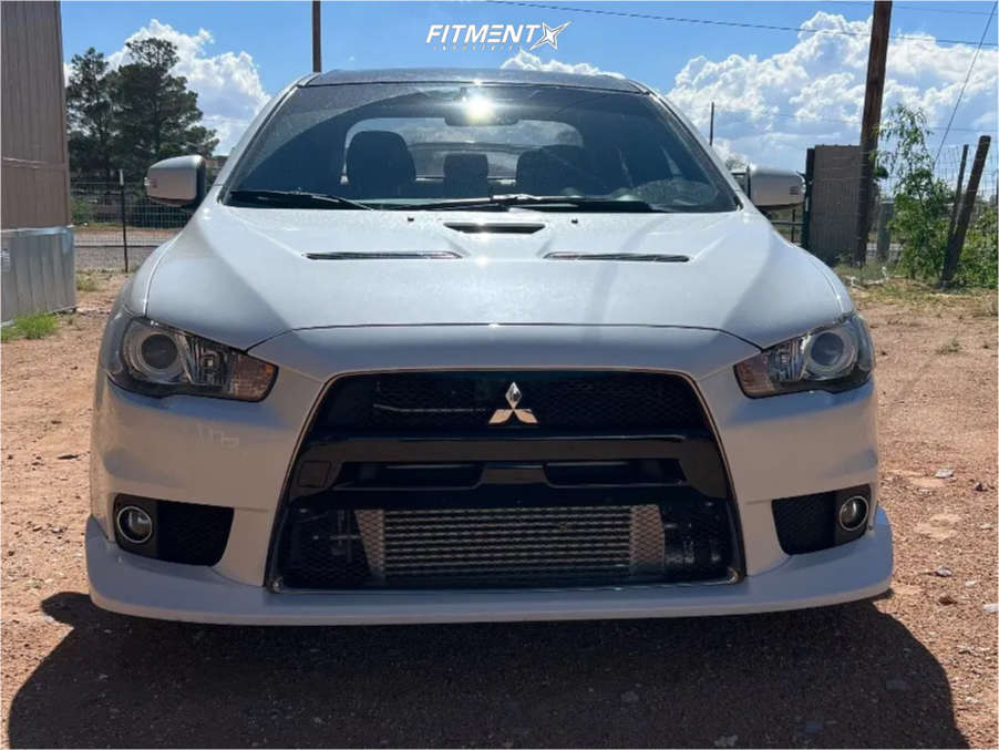 2015 Mitsubishi Lancer Evolution Final Edition with 18x8.5 Enkei T6r ...