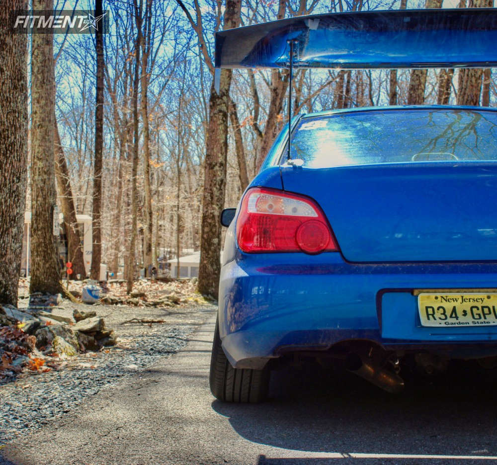 2004 Subaru Impreza WRX with 17x9 Ambit Re02 and Nankang 225x45 on ...