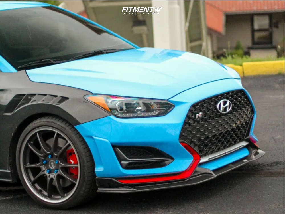 2020 Hyundai Veloster N Base with 18x8.5 Konig Hexaform and Continental ...