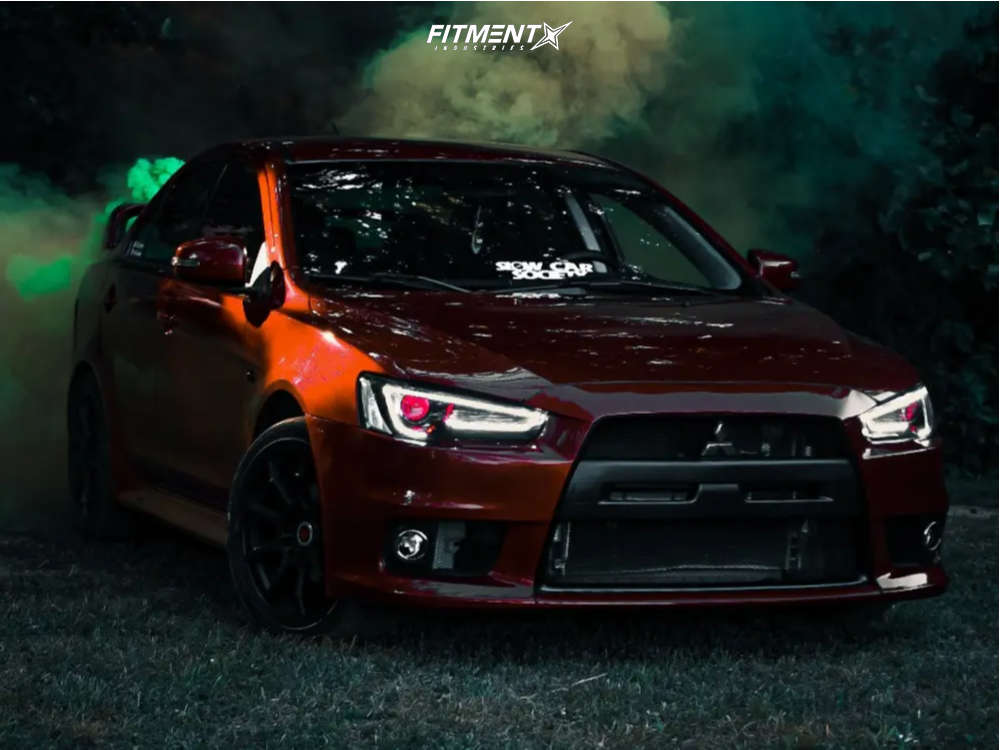 2017 Mitsubishi Lancer ES with 18x8 Drag Concepts R31 and Milestar ...