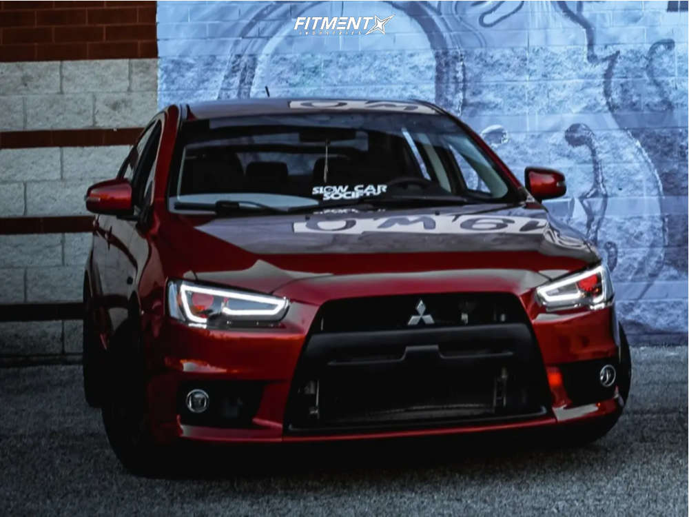 2017 Mitsubishi Lancer ES with 18x8 Drag Concepts R31 and Milestar ...