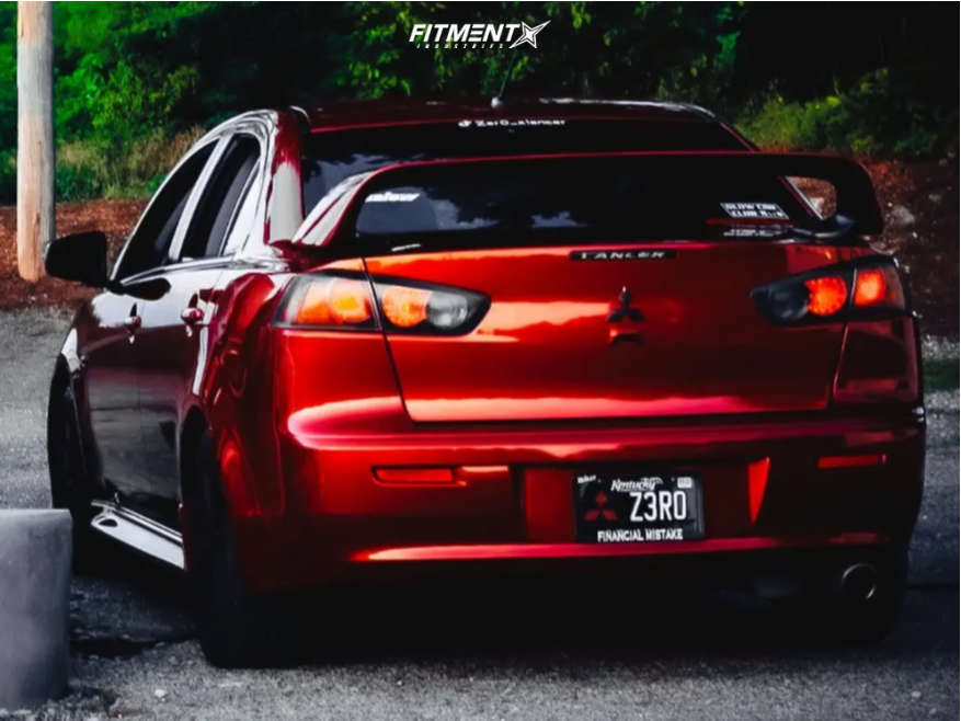 2017 Mitsubishi Lancer ES with 18x8 Drag Concepts R31 and Milestar ...