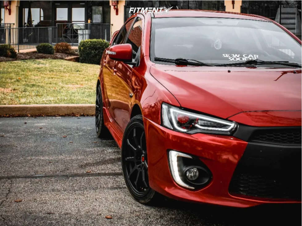 2017 Mitsubishi Lancer ES with 18x8 Drag Concepts R31 and Milestar ...