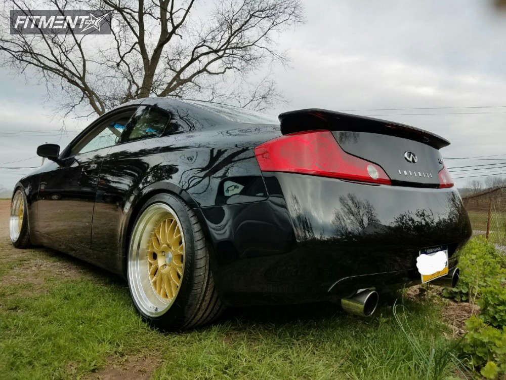 2003 INFINITI G35 Base with 19x9.5 ESR Sr01 and Nankang 245x35 on ...
