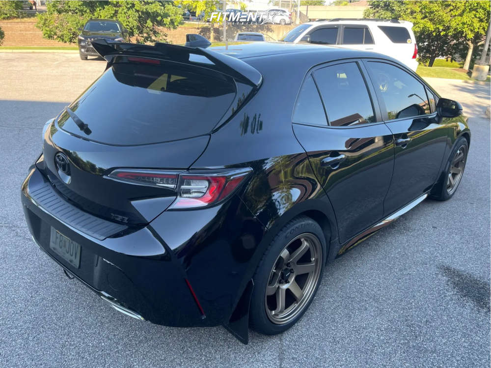 2019 Toyota Corolla XSE with 18x9.5 AVID1 Av6 and Continental 255x40 on ...