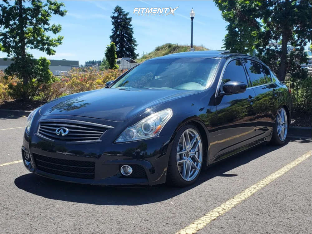 2010 INFINITI G37 Sport with 18x8.5 Enkei Ty5 and Continental 235x40 on Coilovers | 2306249 ...