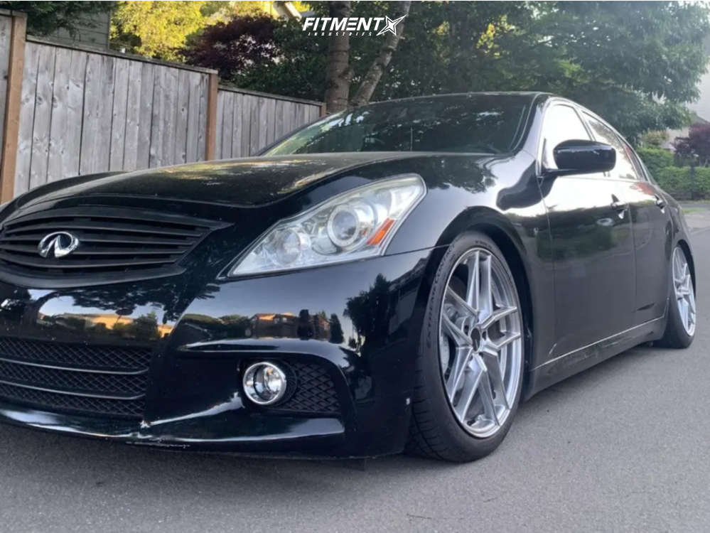 2010 INFINITI G37 Sport with 18x8.5 Enkei Ty5 and Continental 235x40 on Coilovers | 2306249 ...