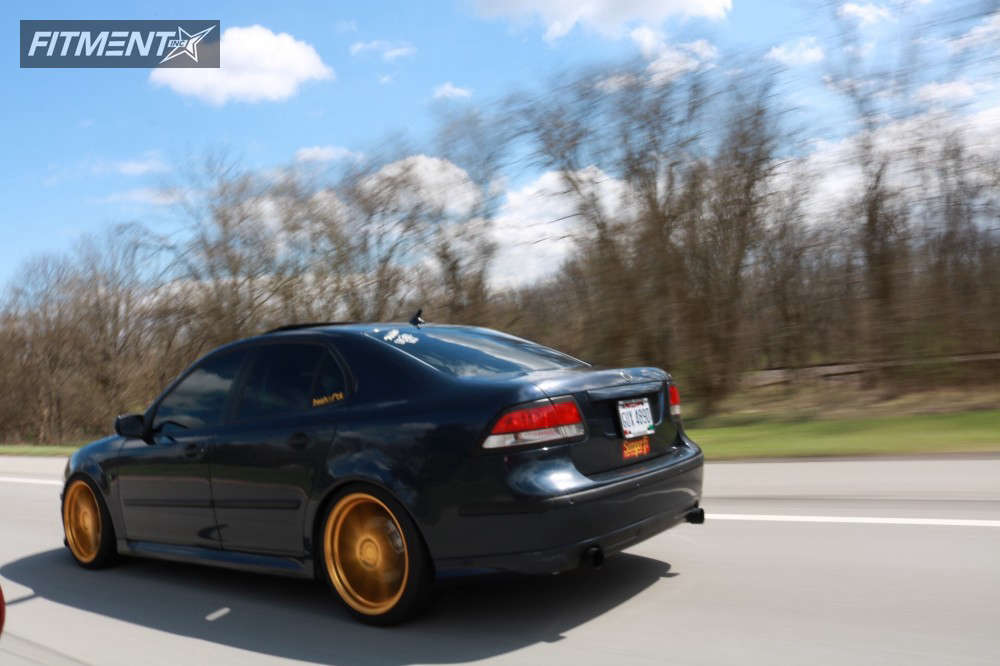 2004 Saab 9-3 Aero with 19x9.5 Avant Garde M621 and Michelin 255x35 on ...