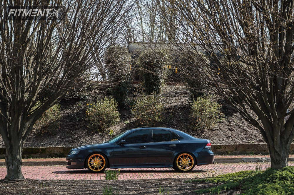 2004 Saab 9-3 Aero with 19x9.5 Avant Garde M621 and Michelin 255x35 on ...