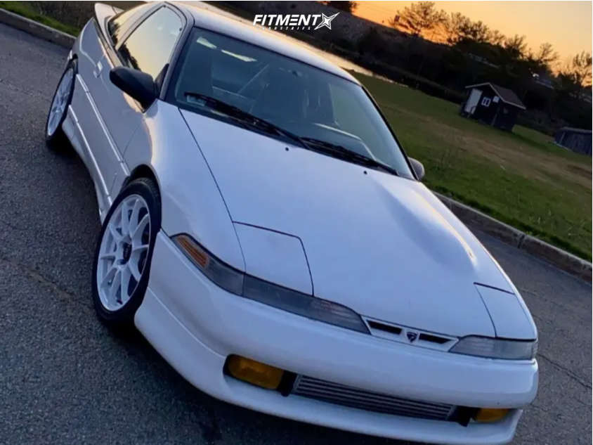 1991 Eagle Talon TSI with 17x7.5 Sparco Assetto Gara and Falken 225x45 ...
