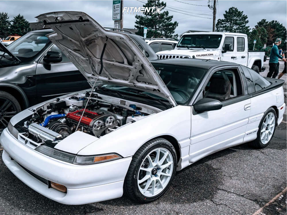 1991 Eagle Talon TSI with 17x7.5 Sparco Assetto Gara and Falken 225x45 ...