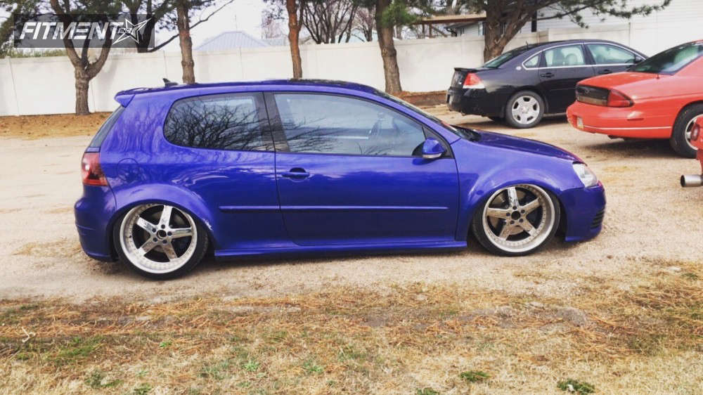 2008 Volkswagen R32 Base with 19x11 Work Equip E05 and Federal 235x35 ...