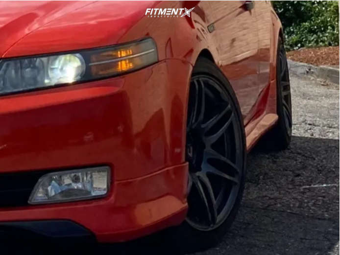 2006 Acura TL Base with 18x8.5 Cosmis Racing Mrii and Nitto 235x40 on Coilovers | 2307642 ...
