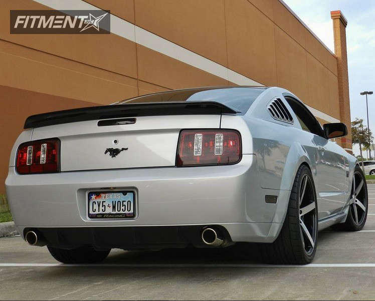 2007 Ford Mustang GT with 20x8.5 Rovos Durban and Nitto 275x35 on ...