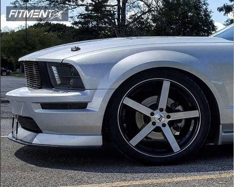 2007 Ford Mustang GT with 20x8.5 Rovos Durban and Nitto 275x35 on ...