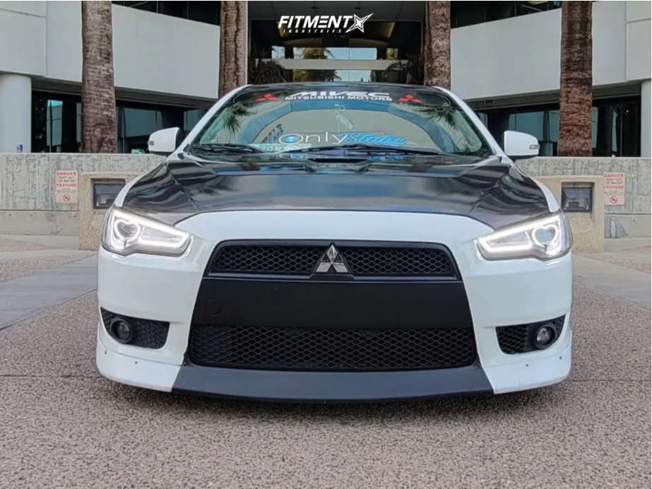 2015 Mitsubishi Lancer ES with 18x9.5 Anovia Elder and Land Golden ...