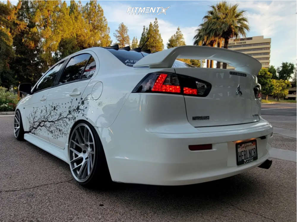 2015 Mitsubishi Lancer ES with 18x9.5 Anovia Elder and Land Golden ...