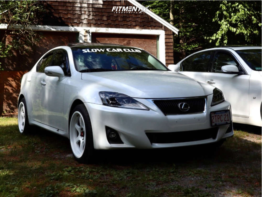 2012 Lexus IS250 Base with 18x9.5 Aodhan Ah08 and Delinte 245x40 on ...