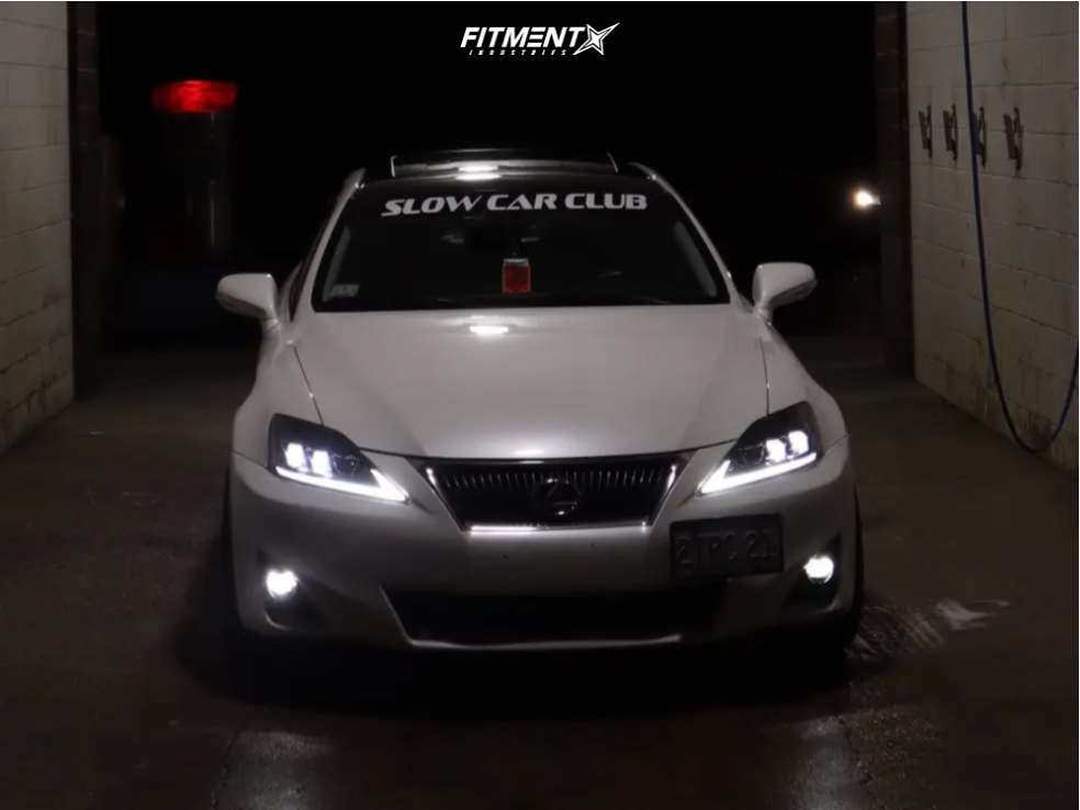 2012 Lexus IS250 Base with 18x9.5 Aodhan Ah08 and Delinte 245x40 on ...