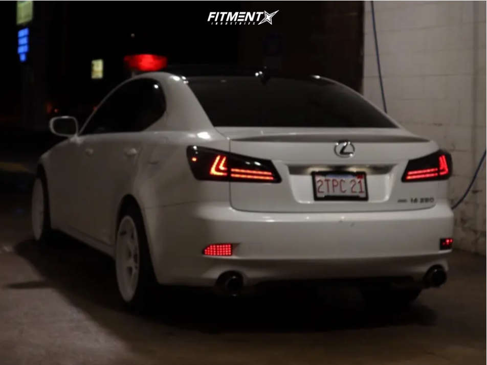 2012 Lexus IS250 Base with 18x9.5 Aodhan Ah08 and Delinte 245x40 on ...