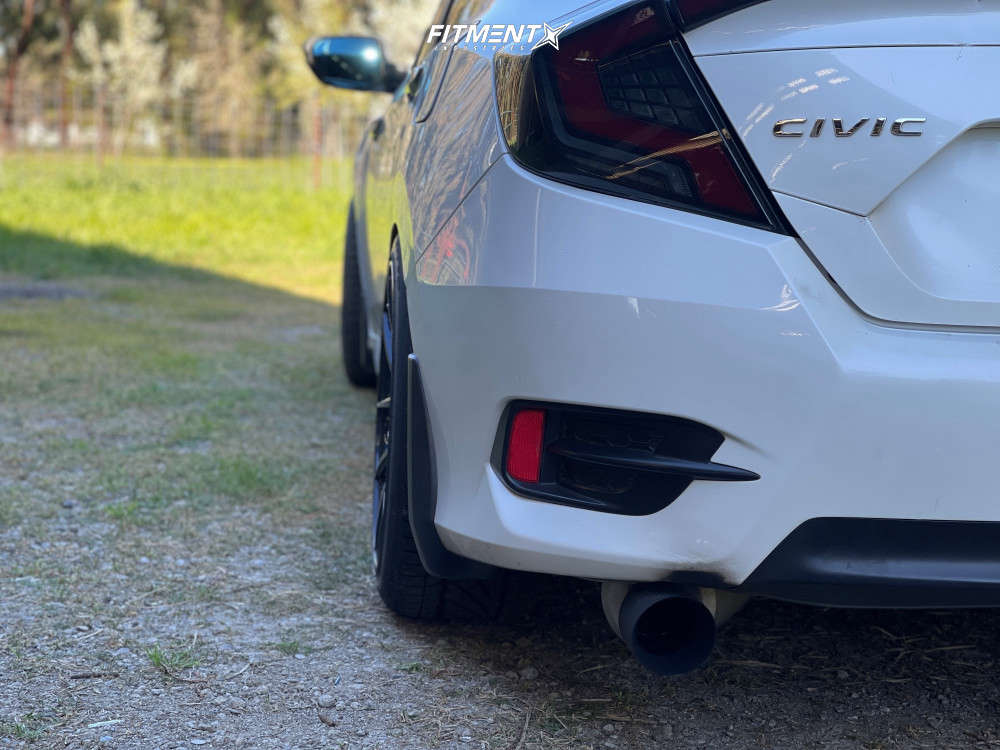 2017 Honda Civic Touring with 18x9.5 Option Lab R716 and Nitto 245x40 ...