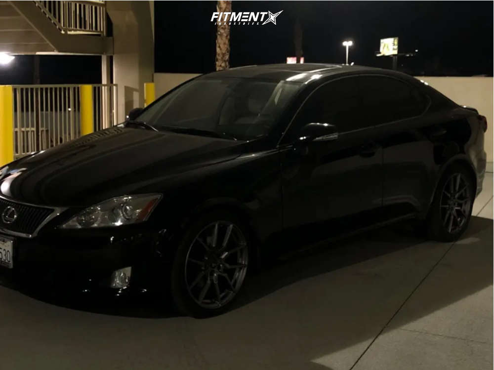 2009 Lexus IS250 Base with 18x8.5 Option Lab R716 and Vercelli 255x40 ...