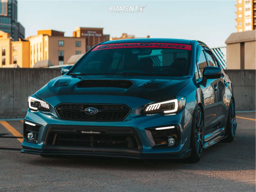 2018 Subaru WRX Limited with 18x9.5 SSR Gtx01 and Michelin 245x40 on ...