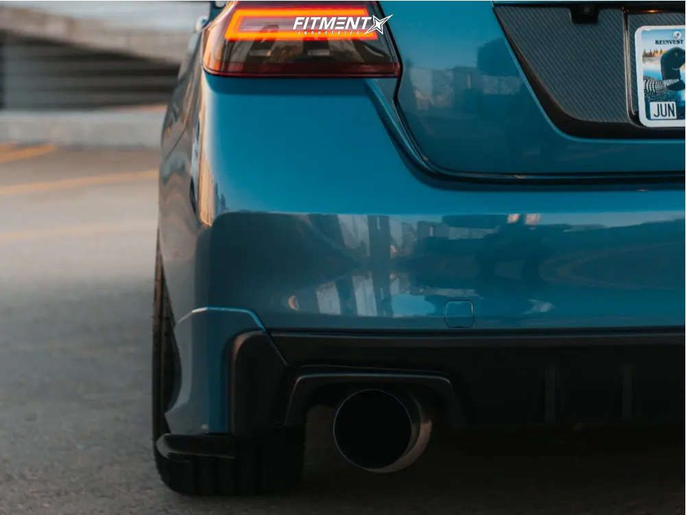 2018 Subaru WRX Limited with 18x9.5 SSR Gtx01 and Michelin 245x40 on ...