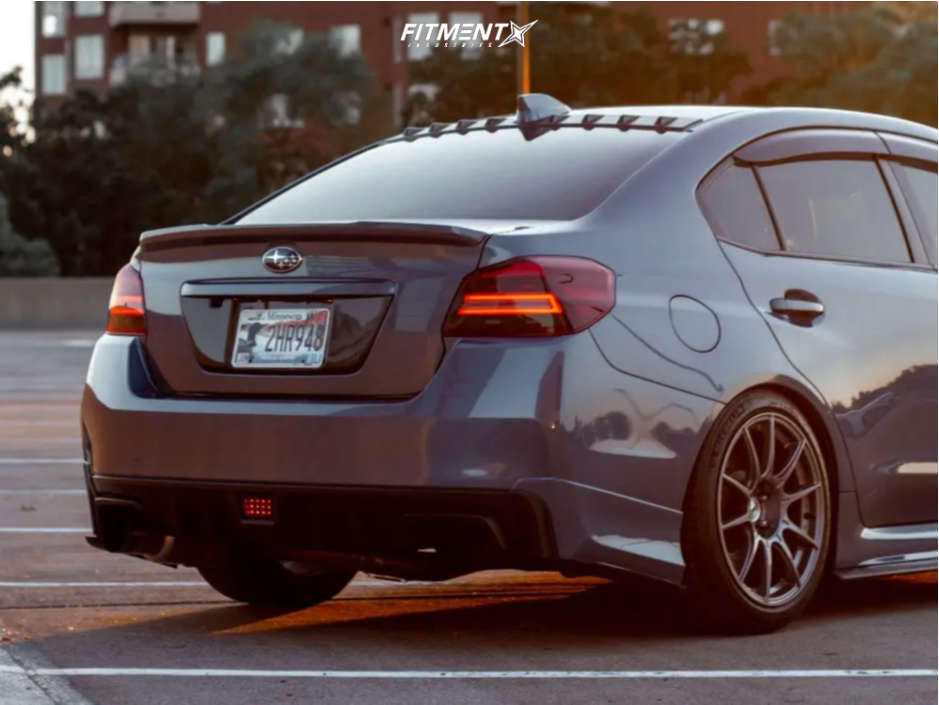 2018 Subaru WRX Limited with 18x9.5 SSR Gtx01 and Michelin 245x40 on ...