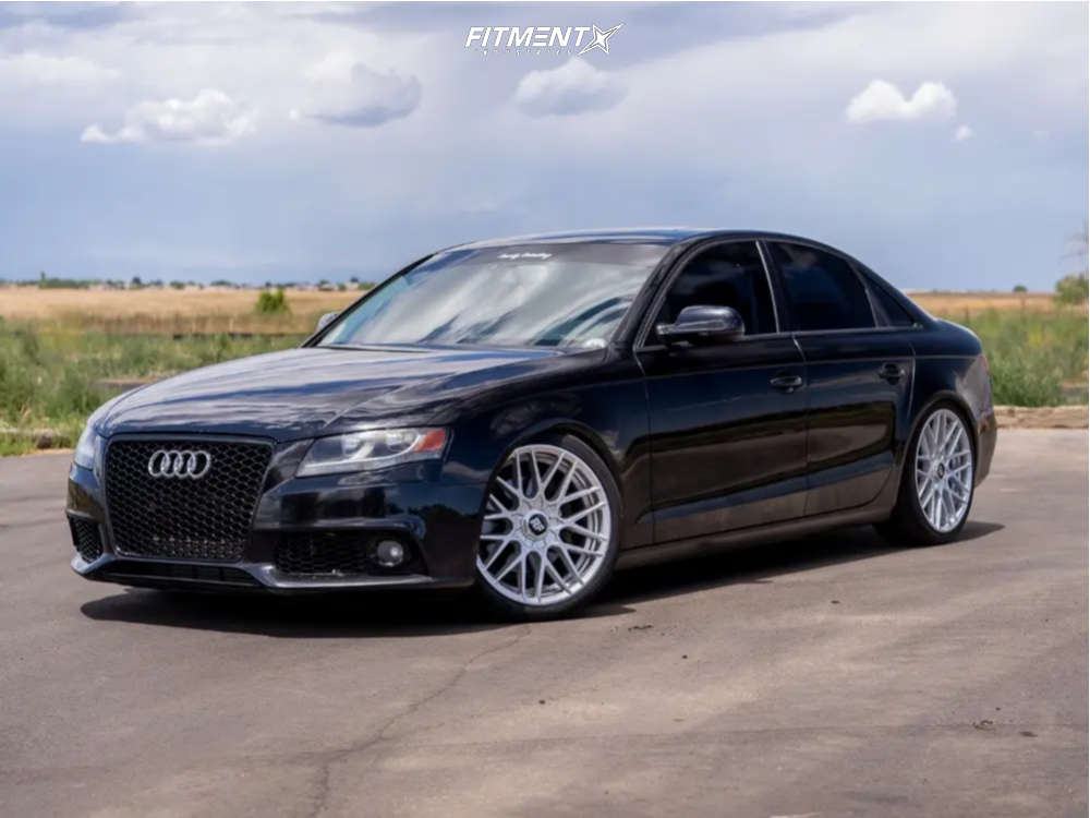 2010 Audi A4 Quattro Base with 19x8.5 Rotiform Rse and Hankook 245x35 ...