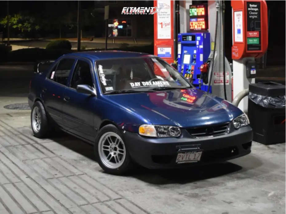 2001 Chevrolet Prizm Base with 15x8 Enkei Rpf1 and Falken 225x45 on ...