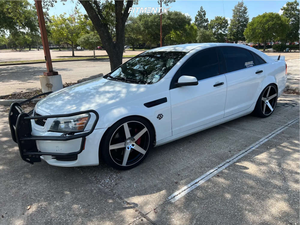 2014 Chevrolet Caprice PPV with 20x8.5 Ravetti M13 and Nitto 255x35 on ...