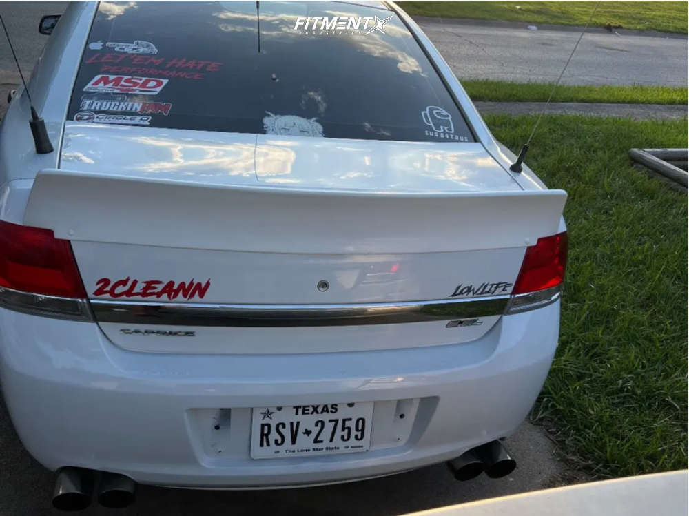 2014 Chevrolet Caprice PPV with 20x8.5 Ravetti M13 and Nitto 255x35 on ...