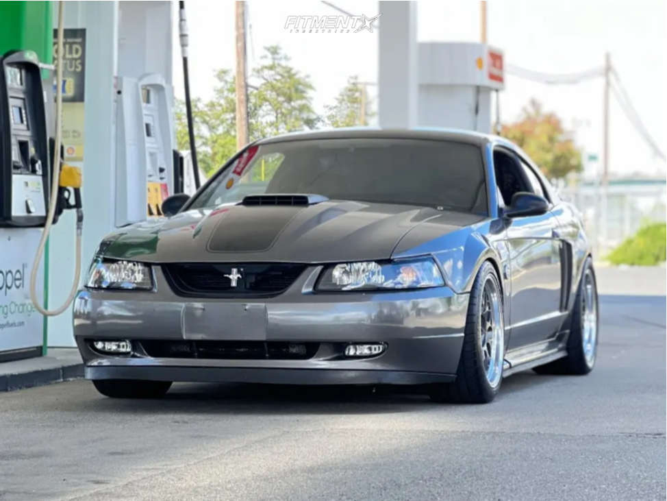 2004 Ford Mustang Mach 1 with 18x9.5 ESR Cr1 and Michelin 265x35 on ...