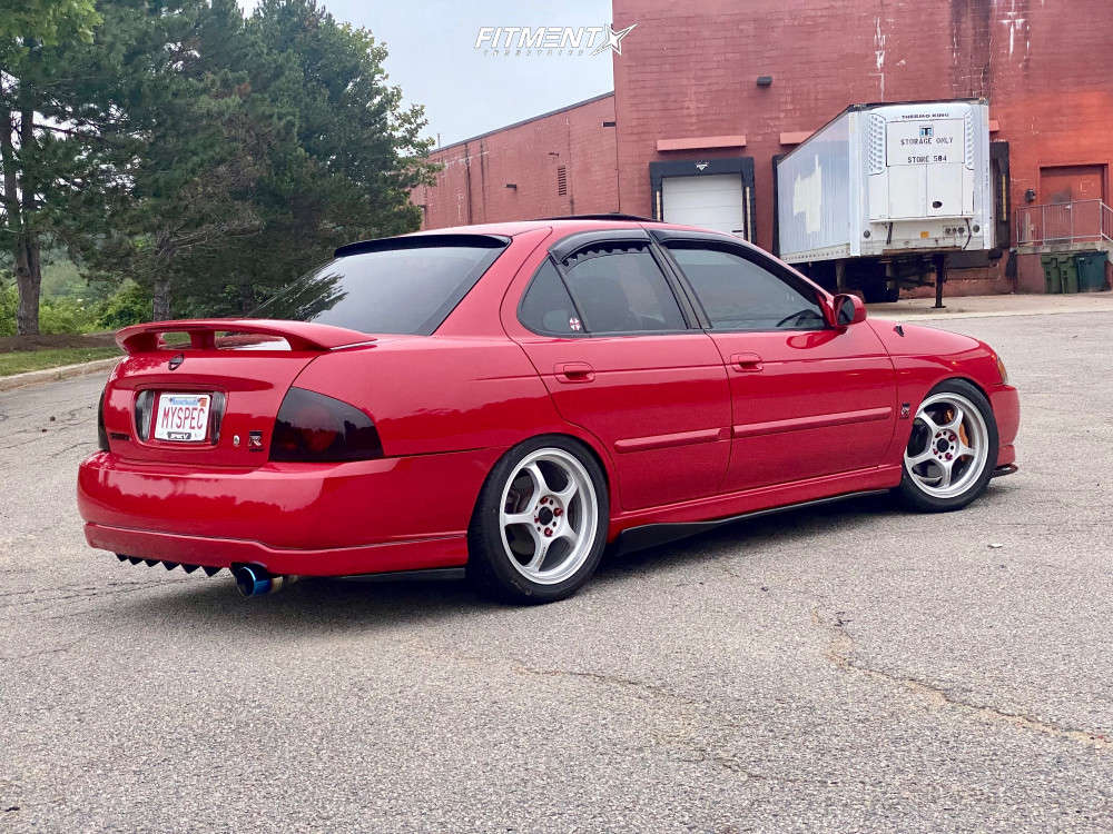 2006 Nissan Sentra SE-R Spec V with 17x7.5 Rays Engineering Nismo 57CR ...