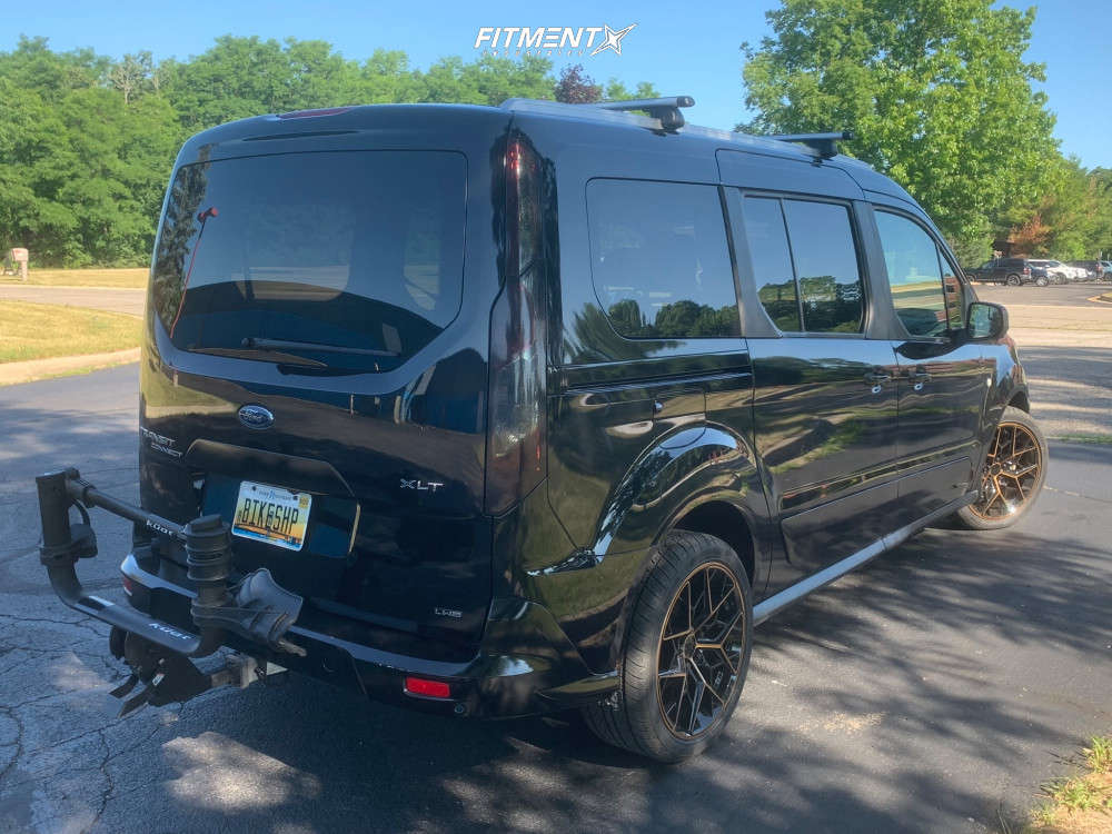 2021 Ford Transit Connect XLT with 18x8.5 Shift Piston and Vercelli ...