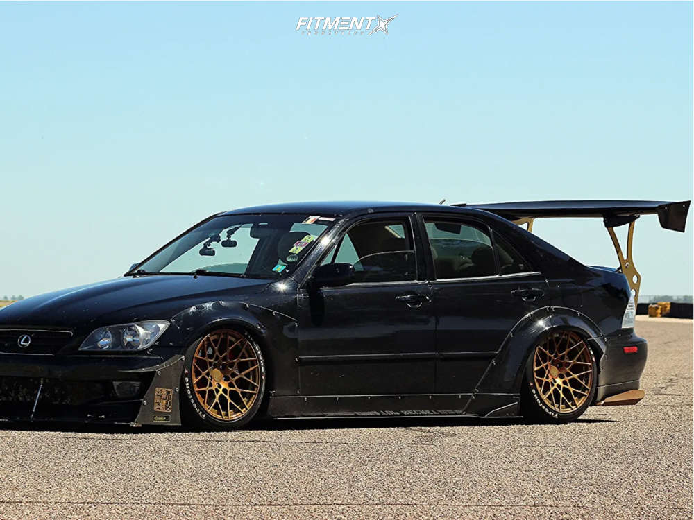 2005 Lexus IS300 Base with 18x9 Ceika S/12 Forged 2-Piece and Firestone ...