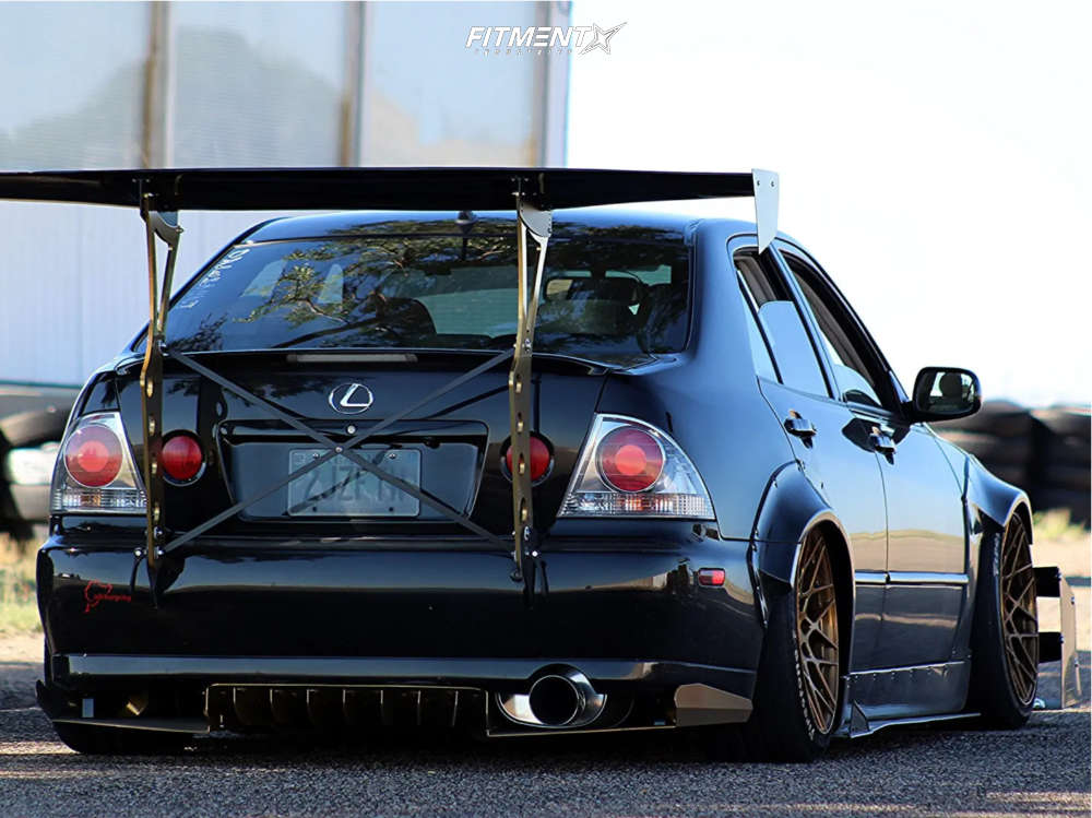 2005 Lexus IS300 Base with 18x9 Ceika S/12 Forged 2-Piece and Firestone ...