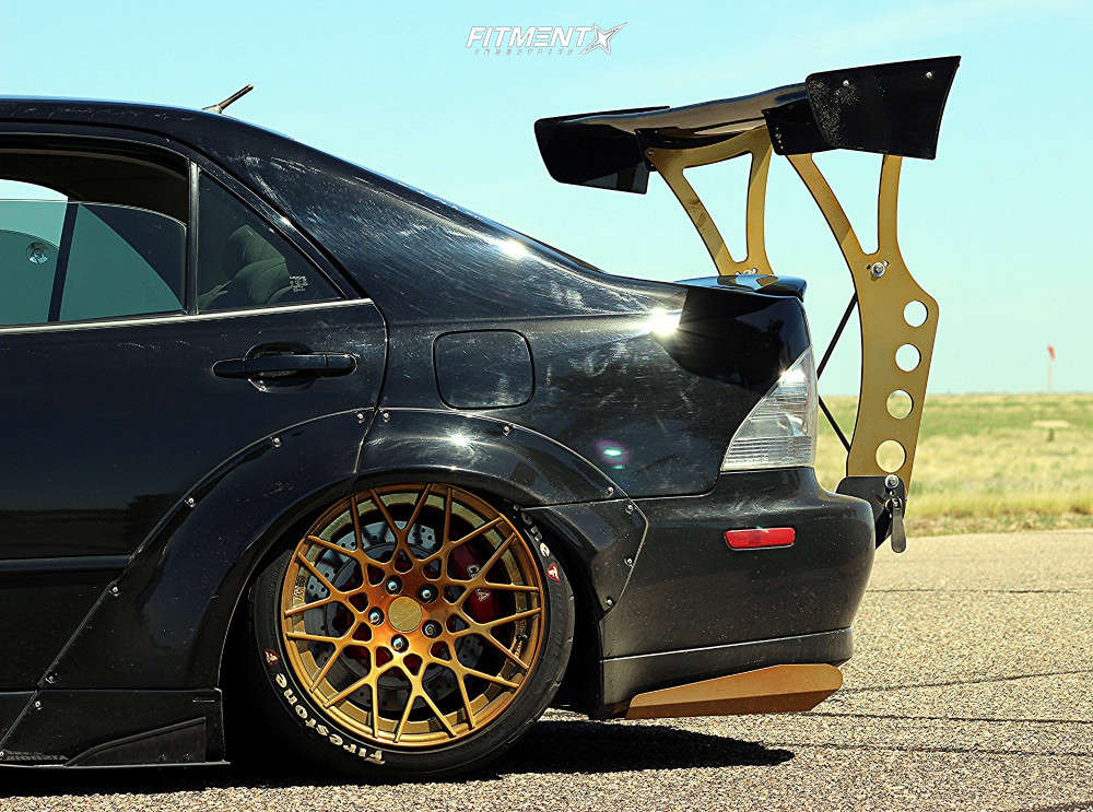 2005 Lexus IS300 Base with 18x9 Ceika S/12 Forged 2-Piece and Firestone ...