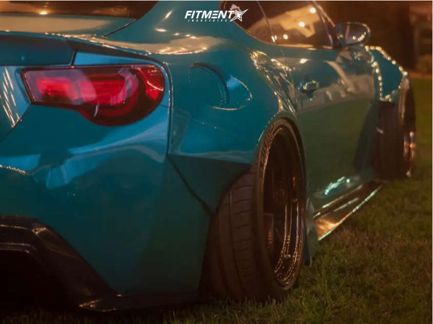 2017 Toyota 86 Base with 18x10 Work Meister S1 3p and Michelin 255x35 ...