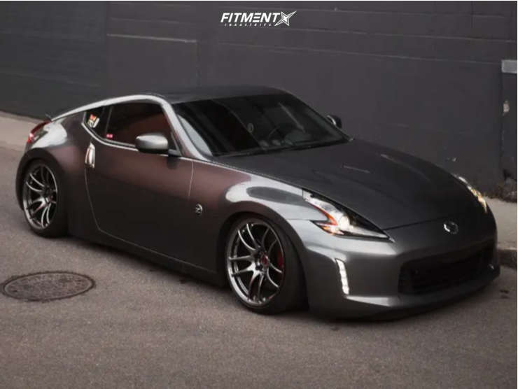 2019 Nissan 370Z Sport with 19x9.5 Work Emotion Cr Kiwami and Pirelli ...